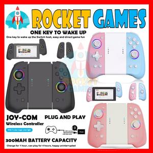 Jual Nintendo Switch Ys Gamepad Joycon Controller Wireless Light Md Rgb ...