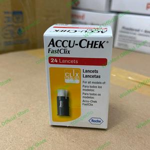 Jual SEDIA! Lancet Accu chek fastclix isi 24 Lancet Fast Clik Original ...