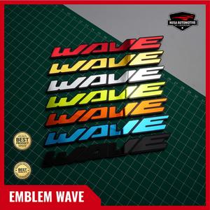 Jual 2PCS EMBLEM WAVE LAMBANG GELOMBANG HONDA WAVE LAMBANG HONDA WAVE ...