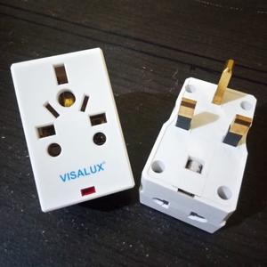 Jual VISALUX V7196L SNI Over Steker Colokan Universal Sambungan Kaki 2 ...