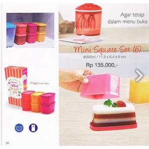 Jual mini square set tupperware Berkualitas - Kota Surabaya - Naraya ...