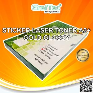 Jual ready Graftac Sticker Vinyl Silver Gold Stiker Digital Print Laser ...