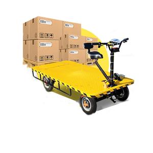 Jual Mobile Flat Plate Truck Handling Logistics Tools Electric Trolley ...