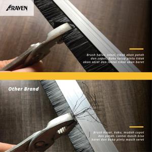 Jual Best quality/ RAVEN Door Bottom Brush Seal RP2A Silver/Penutup ...