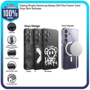 Promo Casing Ringke Samsung Galaxy S24 Plus Fusion Onyx Slim Softcase ...