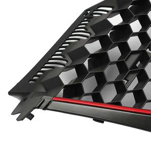 Jual ' Car Front Bumper Centre Upper Grille Honeycomb Hex Mesh Lower ...