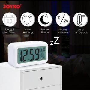 Jual Jam Beker Digital / Weker Joyko ALCL 602D / Alarm Clock & Kalender ...