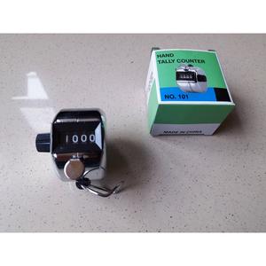 Jual Alat Hitung 4 Digit Hand Tally Counter Stainless Steel - Counter ...