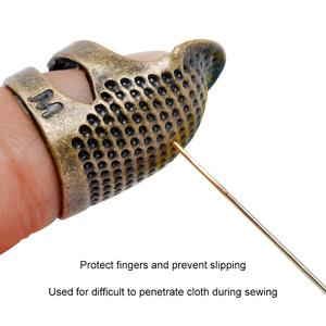 Jual Antique Thimble Ring Needles Craft Diy Sewing Tools Retro Finger ...