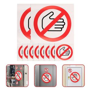 Jual 10 Pcs Safety Labels Decals Dont Touch Warning Sticker Floats Si ...