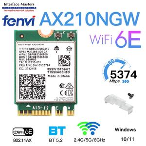 Jual Wifi 6 6E Card Wireless Intel AX210 AX Bluetooth 5.3 NGFF M.2 AC - Jakarta Utara - Network ...