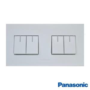 Jual Panasonic Saklar 4G Gang Seri + Seri STYLE-E Putih WESJ78049 ...