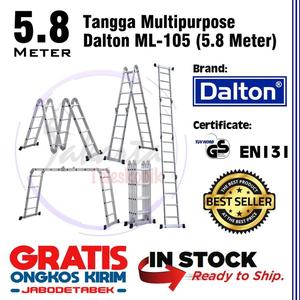 Jual Tangga Lipat Alumunium Multipurpose 5.8 Meter Dalton ML-105 5,8 Meter - Jakarta Pusat - Ckg ...