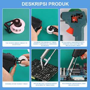 Jual Solder Tembak Listrik Timah Otomatis 60 Watt Besi Otomatis 60W ...