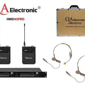 Jual Mic wireless Qa electronic hmd 45 pro clip on headset original ...