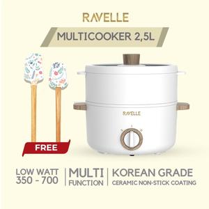 Jual RAVELLE PANCI LISTRIK MULTICOOKER - PANCI PORTABLE MULTIFUNGSI 2 ...