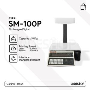 Jual SOPH TIMBANGAN DIGITAL CETAK LABEL BARCODE DIGI SM 100 P - DIGI SM ...