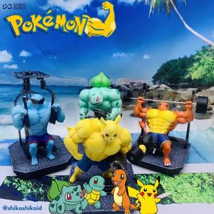 Promo FGpom Figure Pokemon Muscle Otot Kekar Gym Pikachu Charmander ...