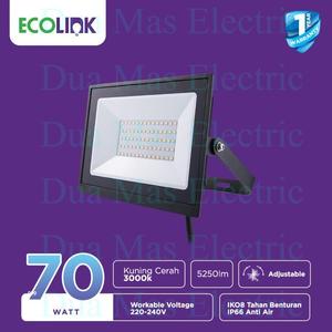 Jual Ecolink Lampu Sorot Tembak Outdoor LED Flood Light 70W Kuning Warm - Jakarta Pusat - Dua ...