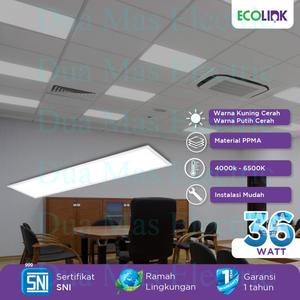Jual EcoLink Lampu Panel LED 36W Ukuran 30x120 - Klip Panel - Jakarta ...