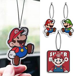 Jual Super Mario Bros Car Fragrance Pendant Anime Cartoon Rear View ...