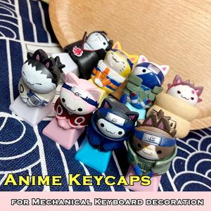 Jual Keycap cartoon cat Keycaps Gift For Cherry MX Mechanical Keyboard ...