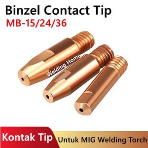 Jual MB15 MB24 MB36 Kontak Contact Tip M6×25 M6×28 M8×30 0.8mm 1.0mm 1. ...