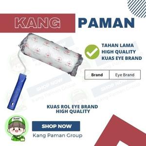 Jual ROLL CAT TEMBOK 9" + GAGANG complete set ROL EYE BRAND MATA KUAS ...