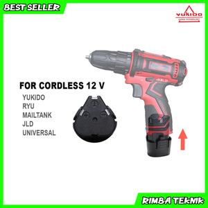 Jual baterai bor cordless impact drill 12 volt li-ion battery tepyye ...