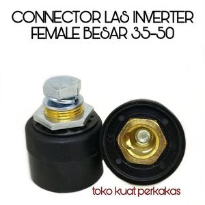 Jual connector konektor trafo las / inverter female besar 35 koldsi ...