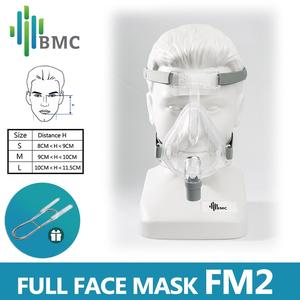 Jual BMC FM2 Full Face Mask For CPAP Bipap Machine COPD Snoring Sleep ...