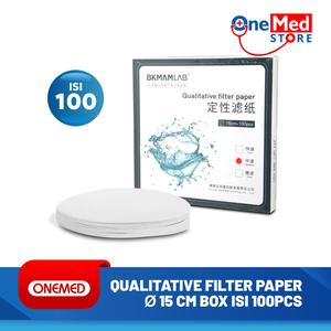 Jual Kertas Saring Qualitative Filter 15 cm Bulat Box Isi 100 Pcs ...