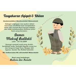 Jual STICKER LABEL TASYAKURAN KHITANAN/LABEL KHITANAN/STICKER KHITANAN ...