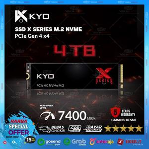 Jual NVMe M.2 PCIe KYO X-SERIES SSD NVME M2 Gen 4 X4 Top Brand Japan ...