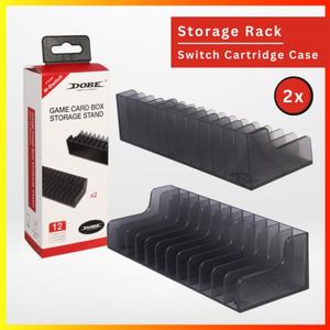 Jual Nintendo Switch Storage Rack Rak Tempat kaset Game Case Card Box ...