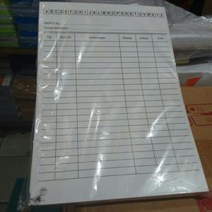 Jual |NEW| Kartu Stok Kecil Putih Abjad (1 pak isi 100 lembar ...