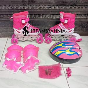 Jual sepatu roda inline skate dan bajaj mobil fullset deker helm free ...