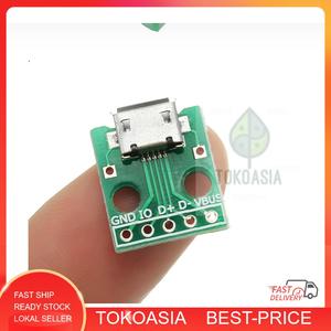 Jual Micro USB To Dip Female Socket B Type 5P Patch To Dip ...