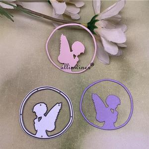 Jual Angel Wings Boy Ring Metal Cutting Dies Stencils Die Cut - Kota ...