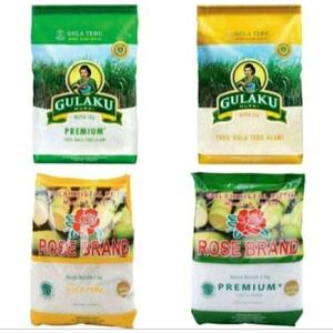 Jual GULA PASIR Gulaku kemasan 1 KG Gulaku Premium - Rs brand hijau, 1 ...