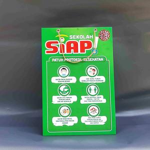 Jual Hard Poster || Poster Sekolah SIAP, Poster Kesehatan, Poster ...