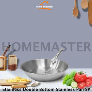 Jual HomeMaster Stainless Steel Double Bottom Frying Pan/Panci/Skillet ...