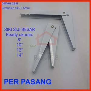 Jual 20 cm 8" Siku Rak Lipat BESAR Penyangga Meja Shelf Bracket ...