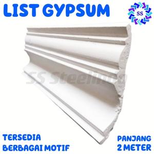 Jual LIST GYPSUM / GIPSUM PLAFON (WALL MOULDING) PANJANG 2 METER - AS ...