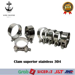 Jual clamp superior stainless 304 / klem superior ss - 74 - 79 - Kota ...