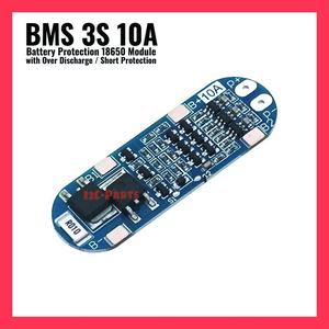 Jual BMS 3S 10A 12V 18650 Lithium Battery Charger Board Protection ...