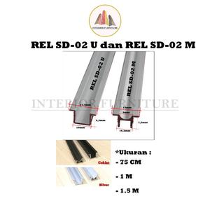 Jual Rel Pintu Sliding SD-02 Rel U & M/ Rel Tanam Aluminium Lemari Kayu - Jakarta Barat - big ...