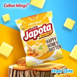 Jual X☎Yy Calbee Wings Japota Potato Chips Happy Honey Butter 68G A㊚Ey ...