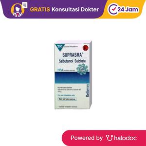 Jual Suprasma Inhaler 100 mcg 200 Dose - Obat Asma Inhaler - Halodoc ...