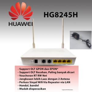 Jual Modem Wifi Router Huawei HG8245H ONT GPON EPON OLT Recehan - Jakarta Selatan - Reachles ...